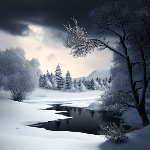 Free Winter Backgrounds – MasterBundles