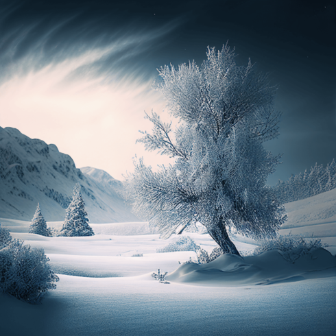 Free Winter Backgrounds – MasterBundles