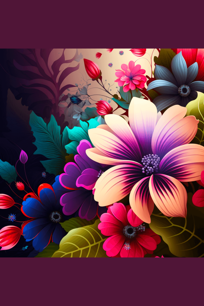 Summer Flowers Background – MasterBundles