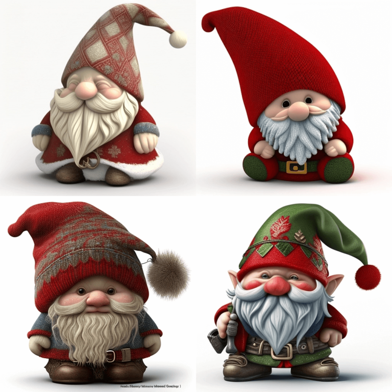 Christmas Gnome Clipart Free – MasterBundles