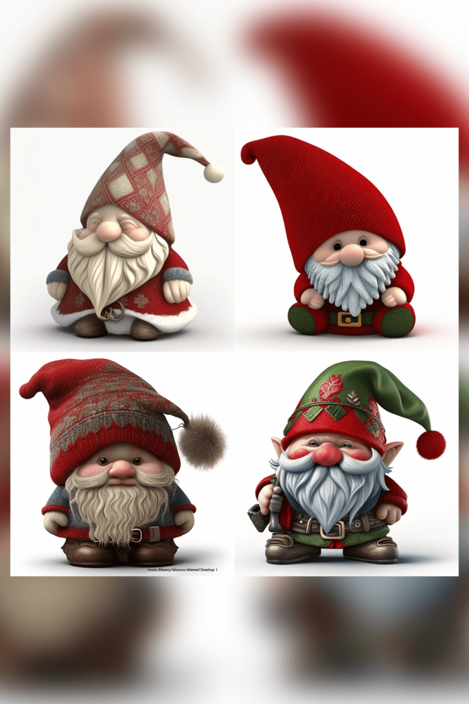 Christmas Gnome Clipart Free – MasterBundles