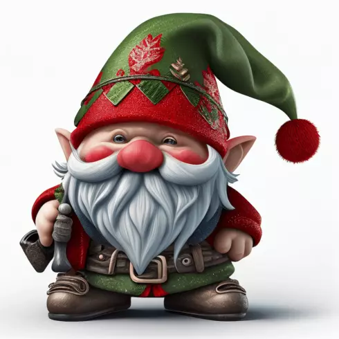 Christmas Gnome Clipart Free – MasterBundles