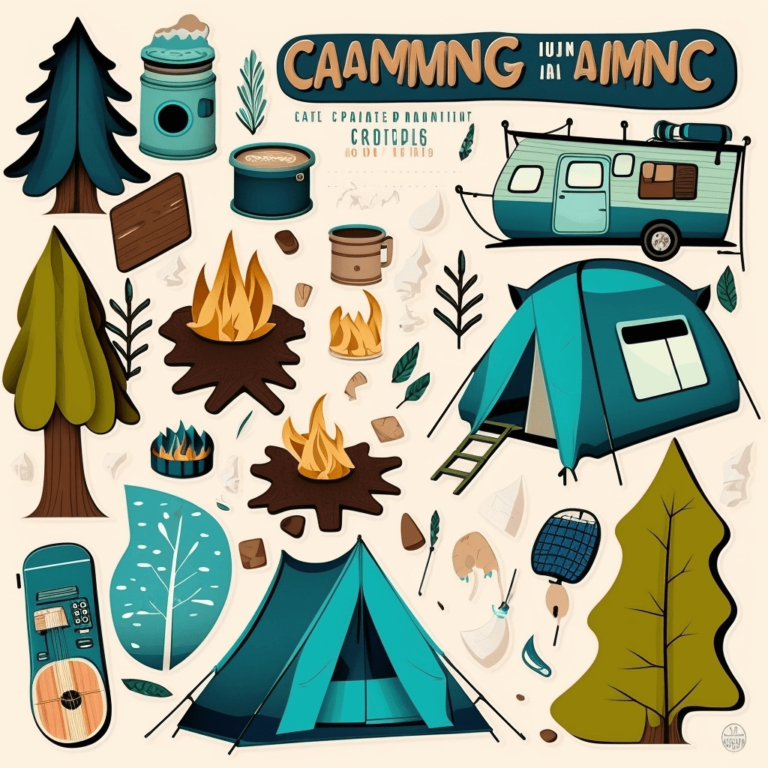 Free Camping Clipart – MasterBundles