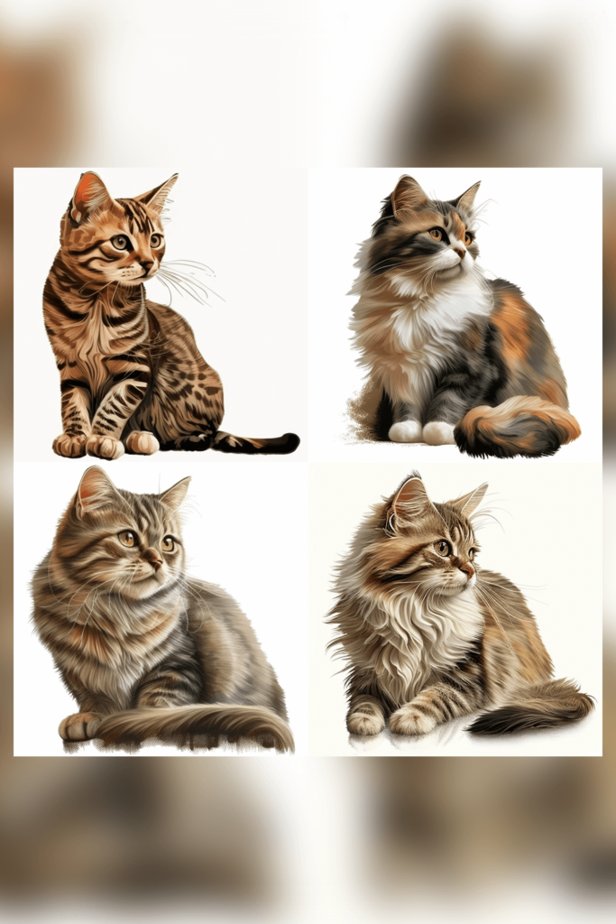 Free Cat Clipart – MasterBundles