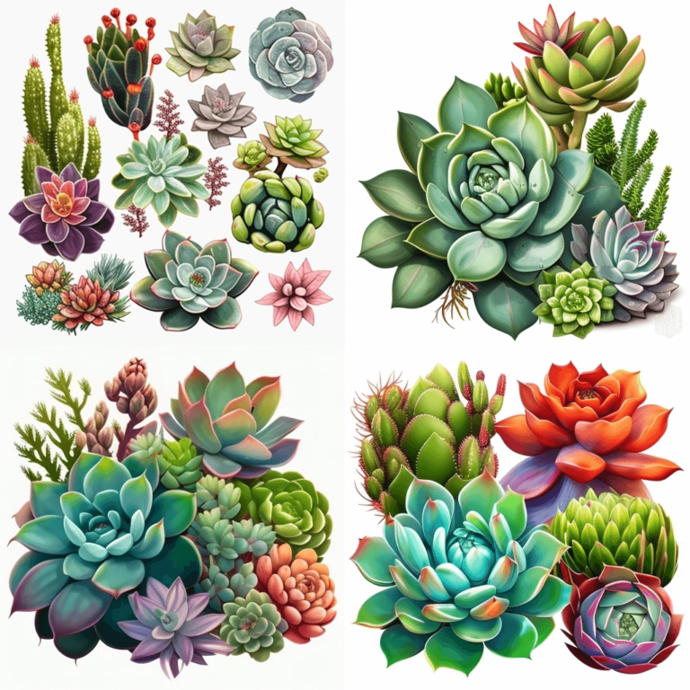 Free Succulent Clipart – MasterBundles