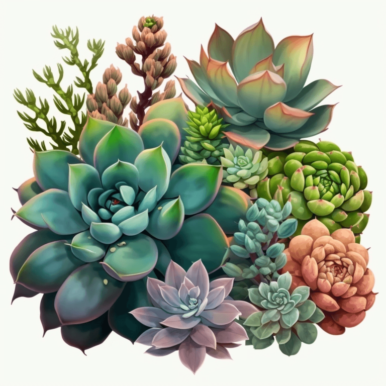 Free Succulent Clipart – MasterBundles