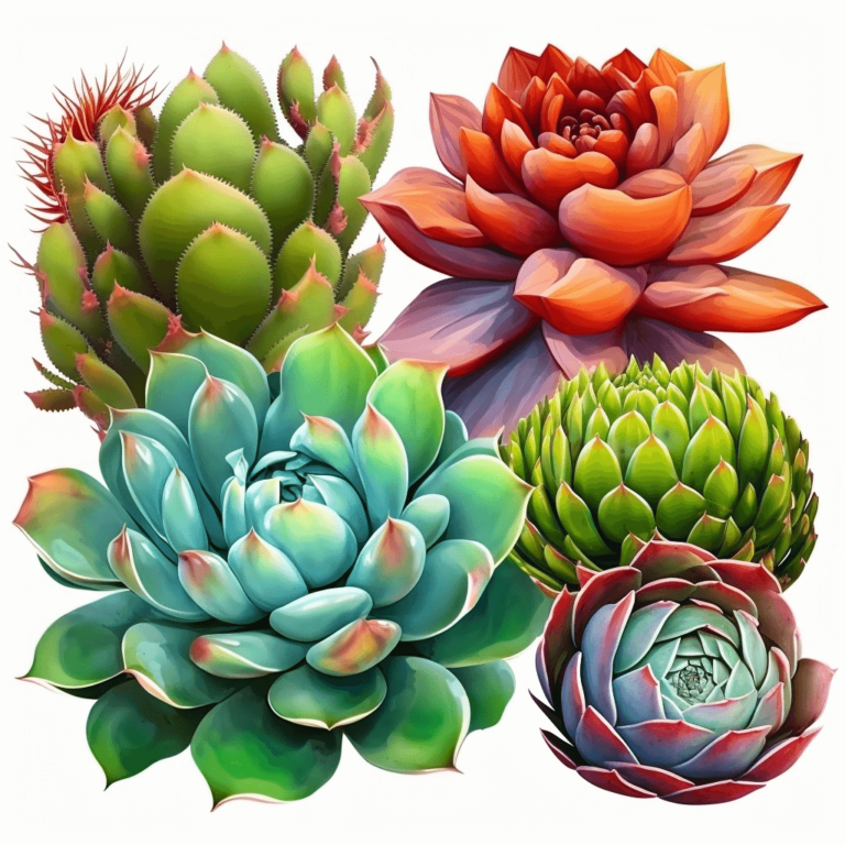 Free Succulent Clipart – MasterBundles