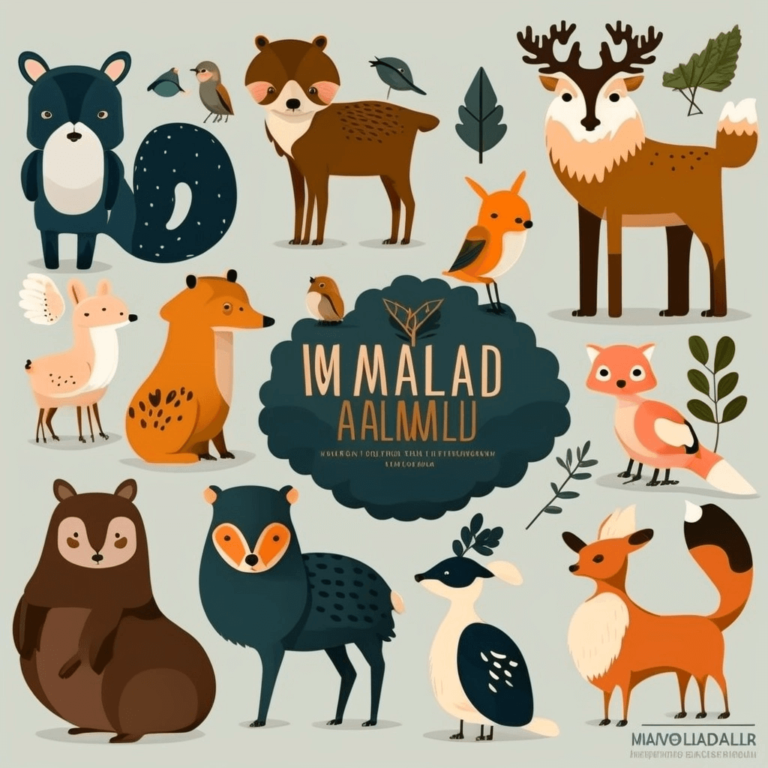 Free Woodland Animal Clipart – MasterBundles