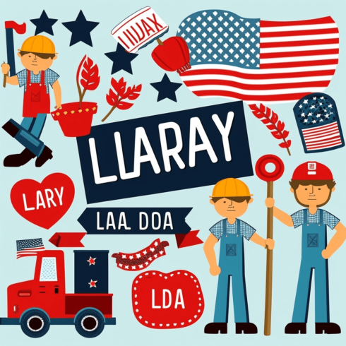 Labor Day Clipart Free – MasterBundles