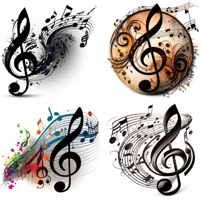 Music Notes Clipart Free – MasterBundles
