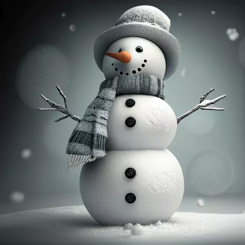 Snowman Clipart Free – MasterBundles