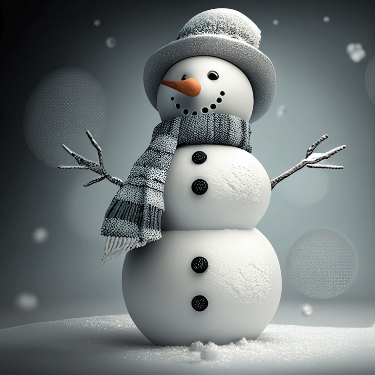 Snowman Clipart Free – MasterBundles