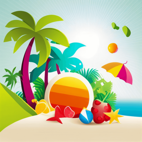 Summer Clipart Free – MasterBundles