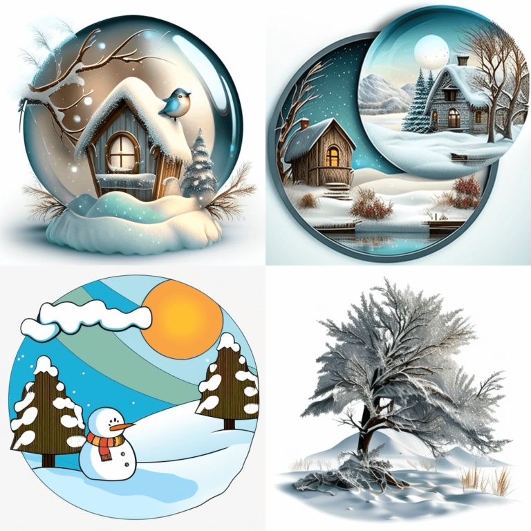 Winter Clipart Free – MasterBundles