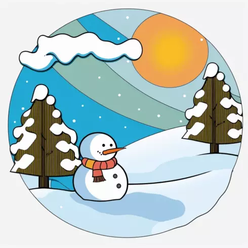 Winter Clipart Free – MasterBundles